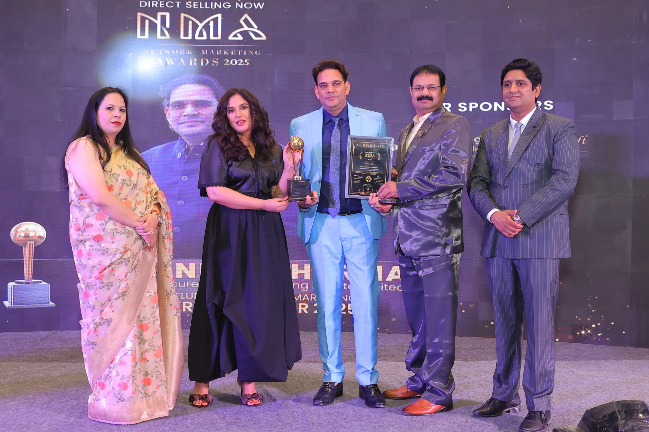 Most Influential Network Marketing Leader of the Year 2025 - Mr. Devendra Sharma - Direct ...